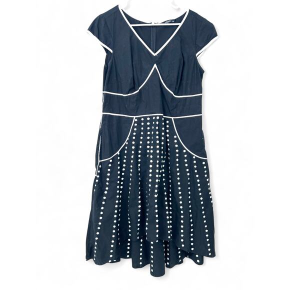 eshakti | Dresses | Eshakti X 18 Plus Size Dress Shirt Polka Dot ...